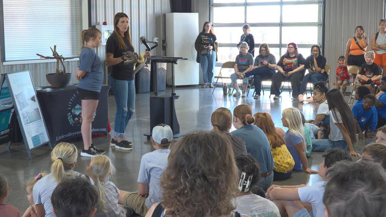 Lawton Public Library brings exotic animals visit Lawton Farmers Market