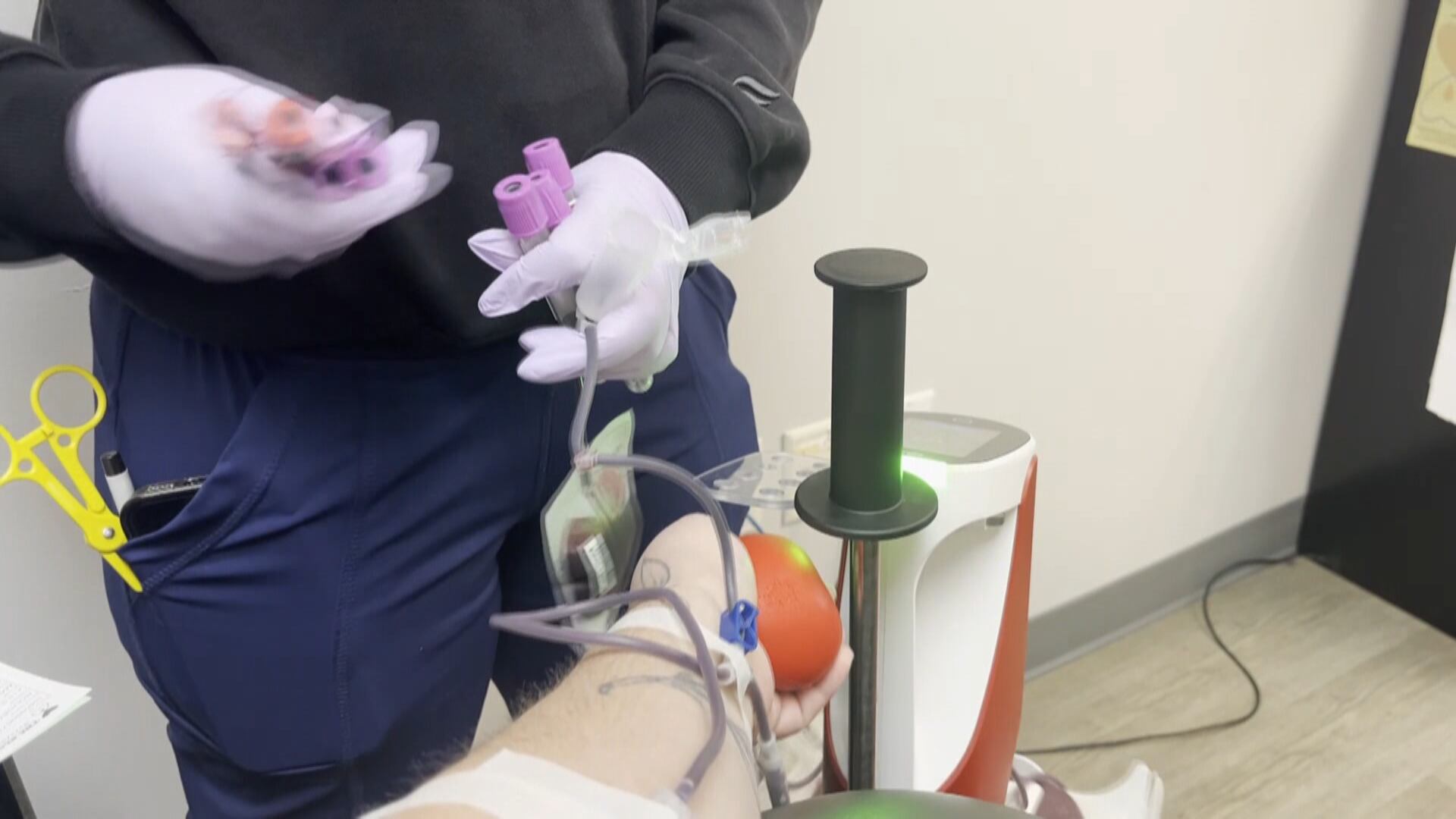 More than 70 blood donations given to benefit injured deputy