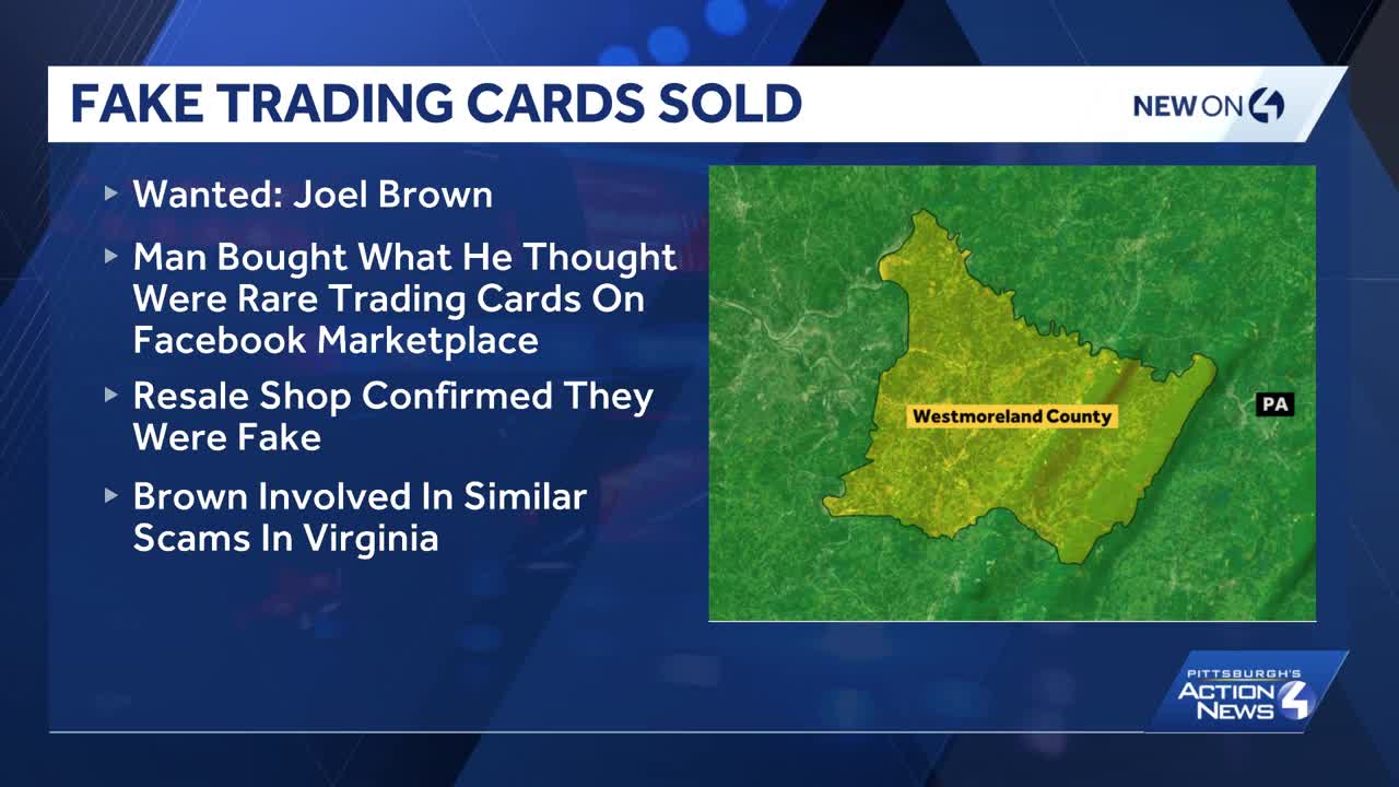 Man wanted by police after he allegedly sold fake trading cards for ...