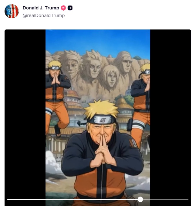 AI video depicting Trump as Naruto sparks backlash in Japan
