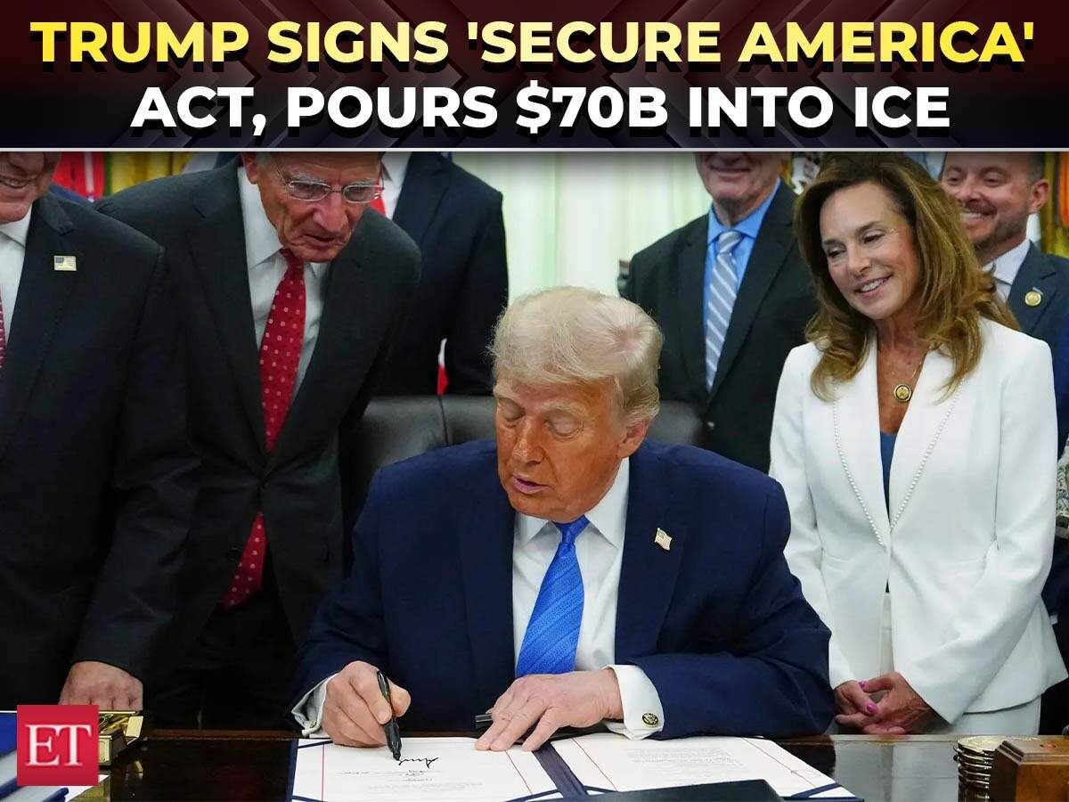 'Heroes of America, ICE': Trump signs $70B bill to supercharge ...