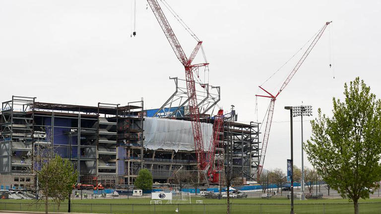 Penn State's Beaver Stadium renovation reaches lofty milestone