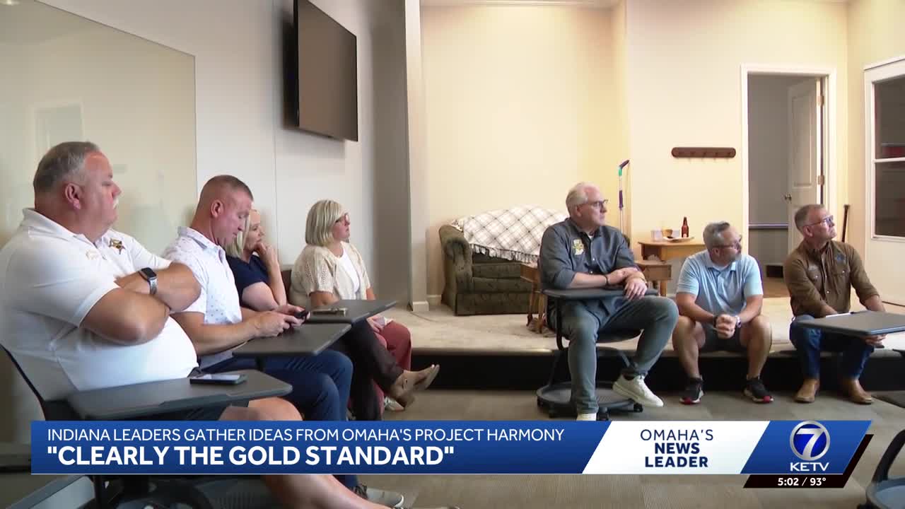 Indiana leaders tour Omaha's Project Harmony
