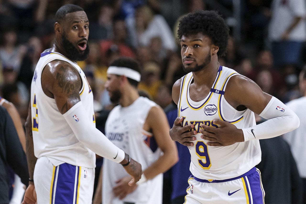 LeBron James pushes back on nepotism criticism of son Bronny: 'The kid ...