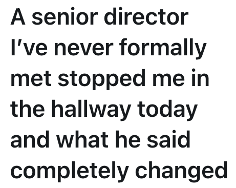 Office worker shocked when his work is complimented by a senior ...