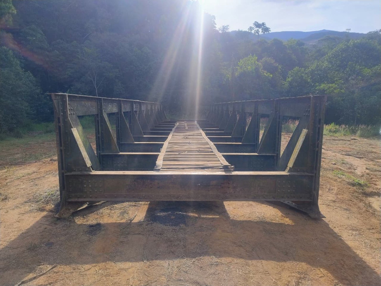 Ponte histórica furtada é encontrada no interior de Minas