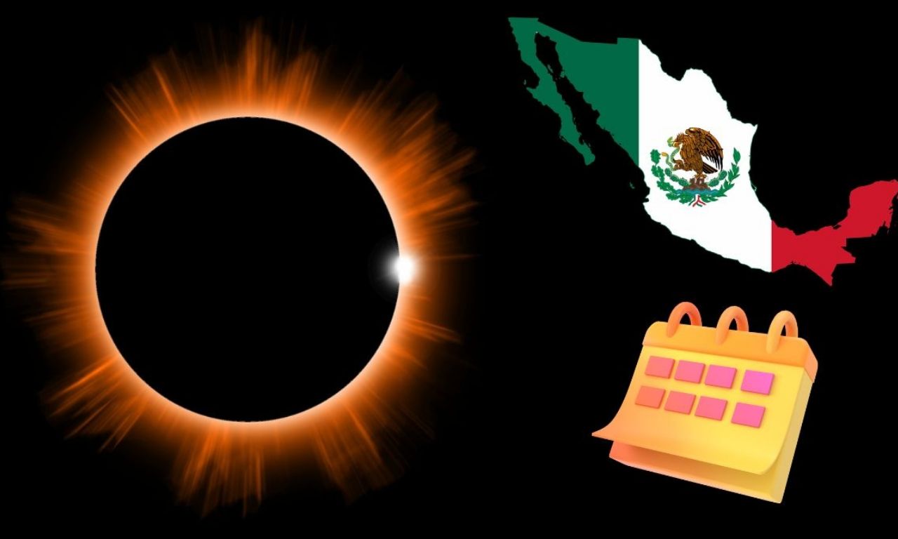 El eclipse solar que oscurecerá parcialmente a México durante 7 minutos ...