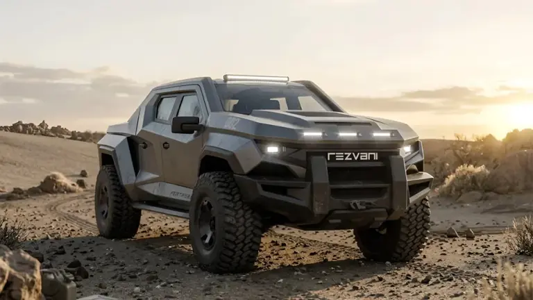 Rezvani unveils 850-HP Fortress pickup with armor, luxury and ...