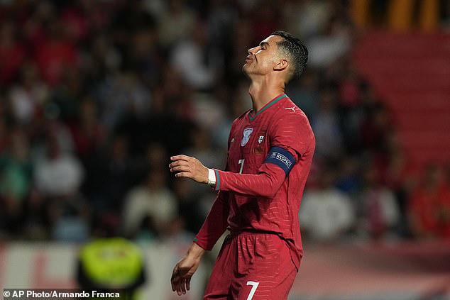 Cristiano Ronaldo's night to forget! Portugal veteran, 41, misfires in ...