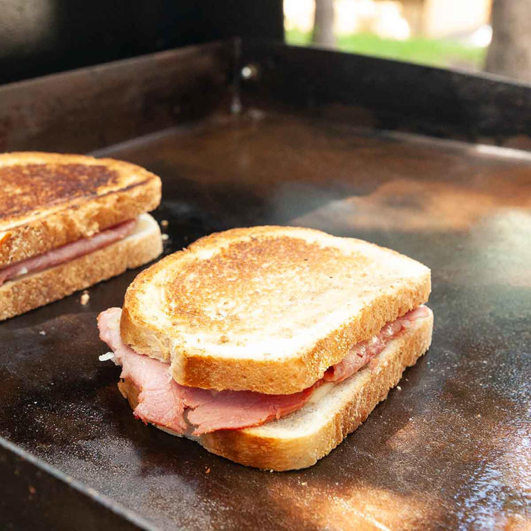 Grilled Reuben sandwich