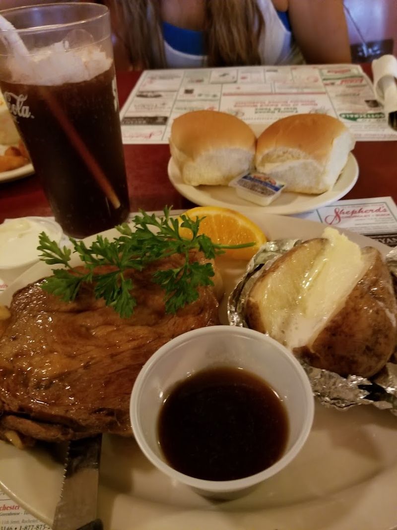 This historic Indiana diner serves a thick-cut prime rib dinner for ...