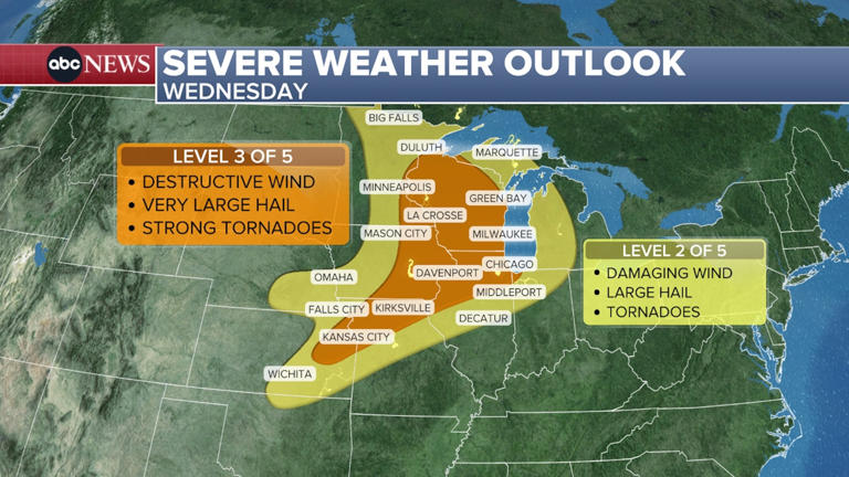 40 million people in the Midwest in path of severe weather, possible ...
