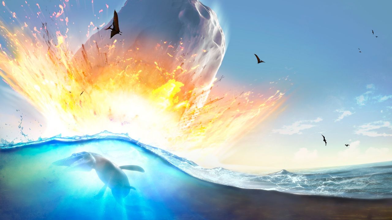 The asteroid that wiped out the dinosaurs may have created a vast ...