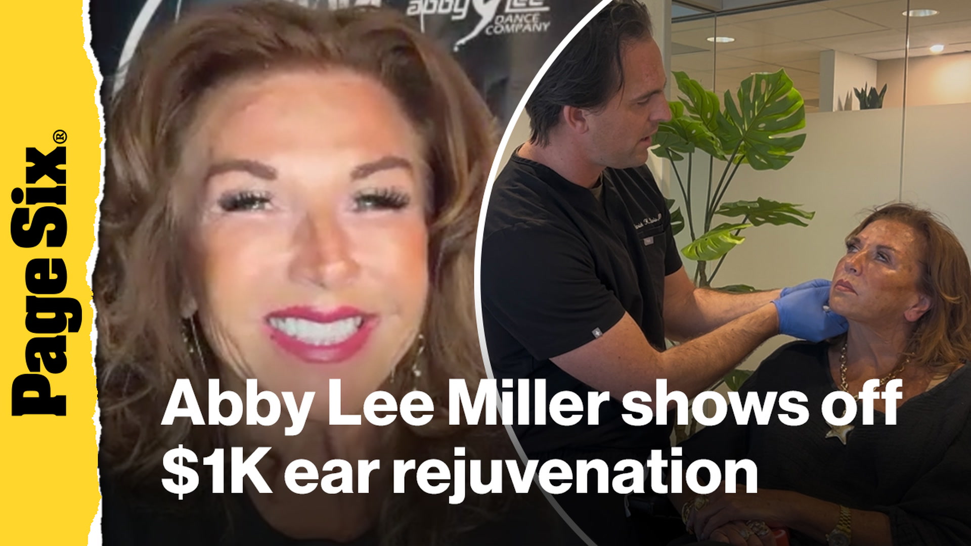 Abby Lee Miller shows off 'amazing' $1K ear rejuvenation surgery results