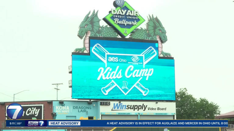 Dayton Dragons, local club participate in baseball camp despite weather