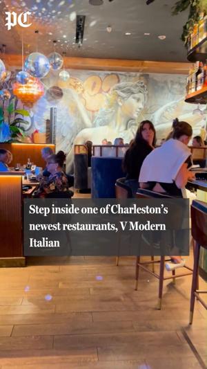 Step inside one of Charleston’s newest restaurants, V Modern Italian