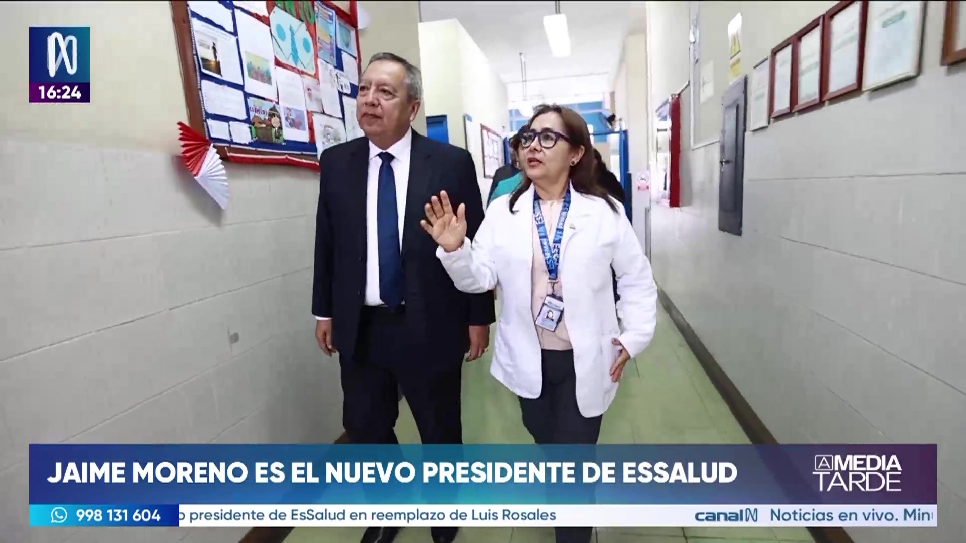 Jaime Moreno Eustaquio es el nuevo presidente de EsSalud