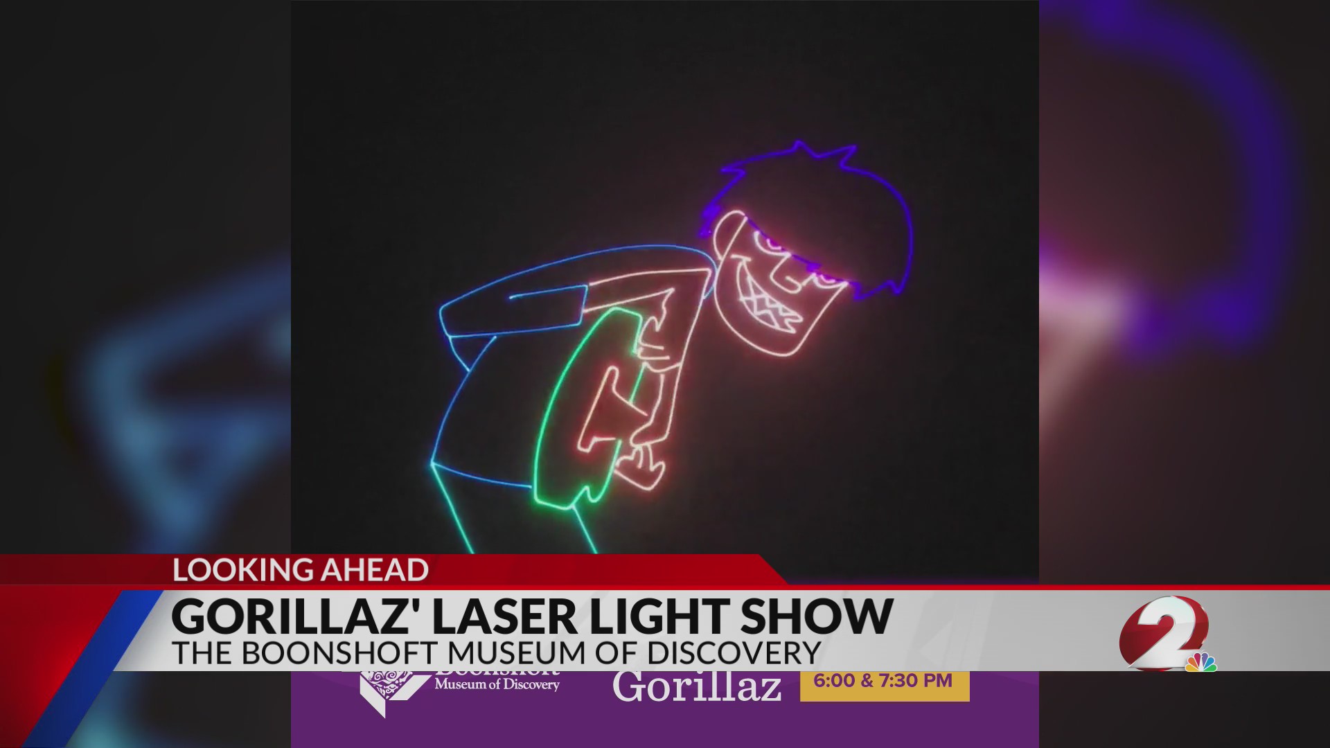 Boonshoft to host Gorillaz laser light show