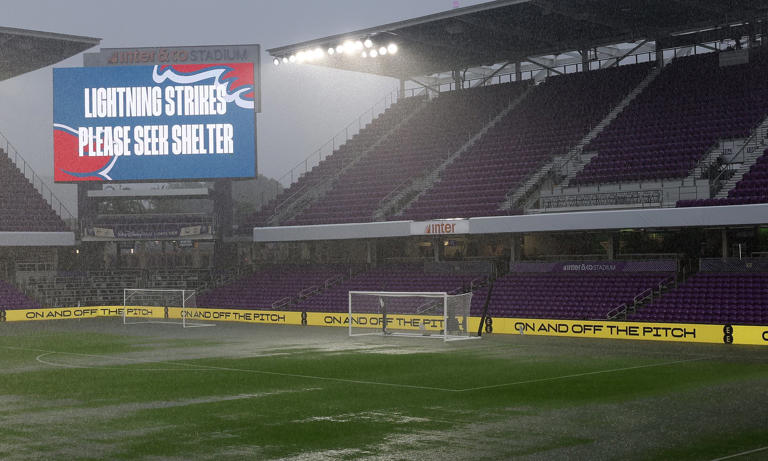 England's final World Cup warm-up game is delayed amid weather chaos in ...