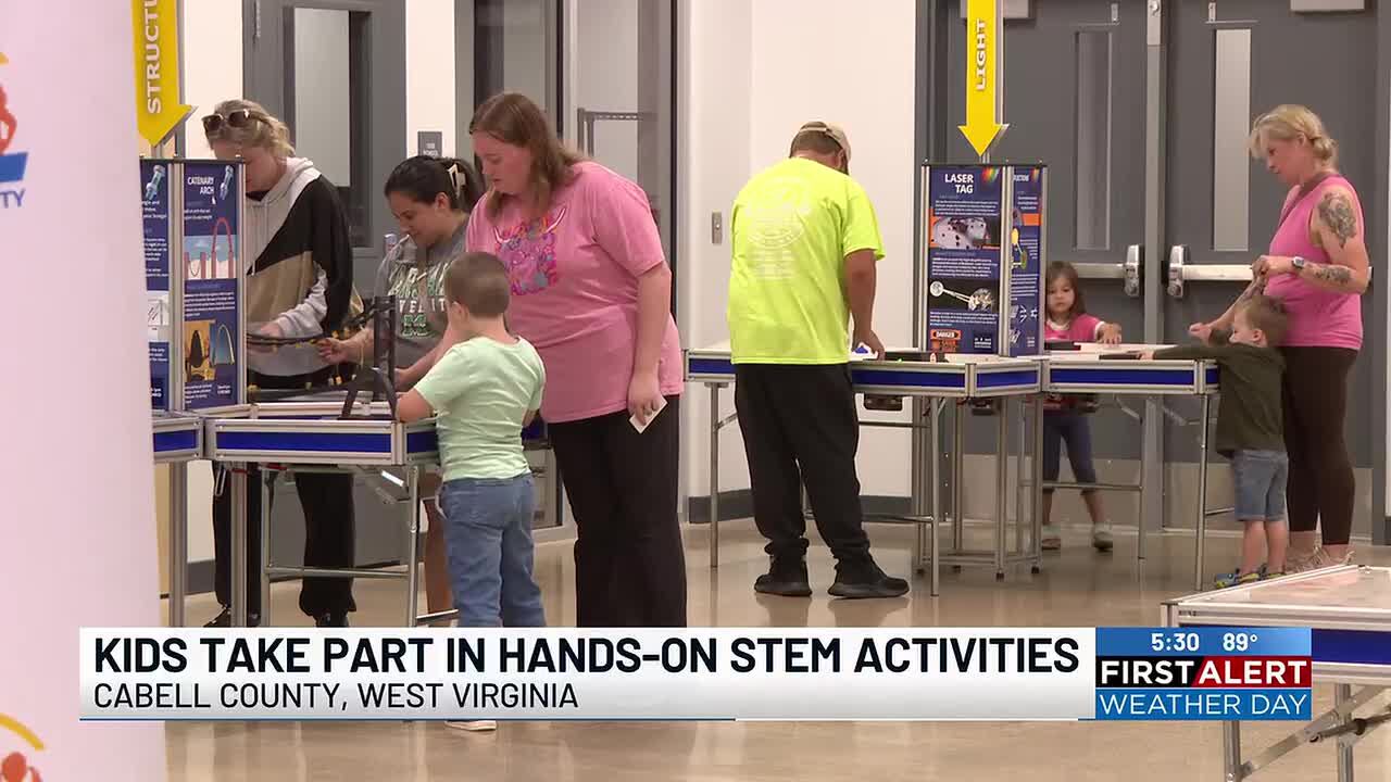 Kids take part in hands-on STEM activities