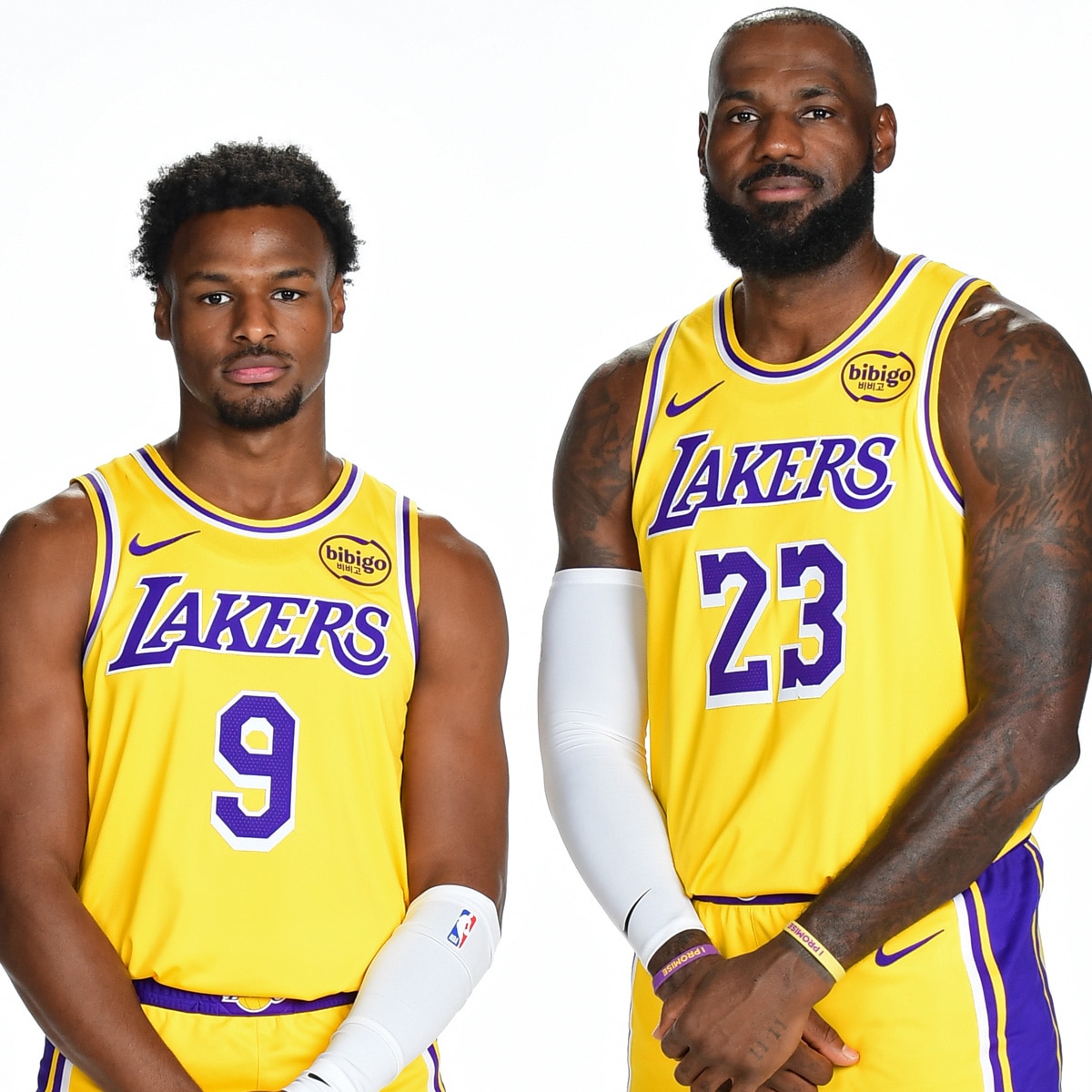 LeBron James claps back at nepotism claims against son Bronny James
