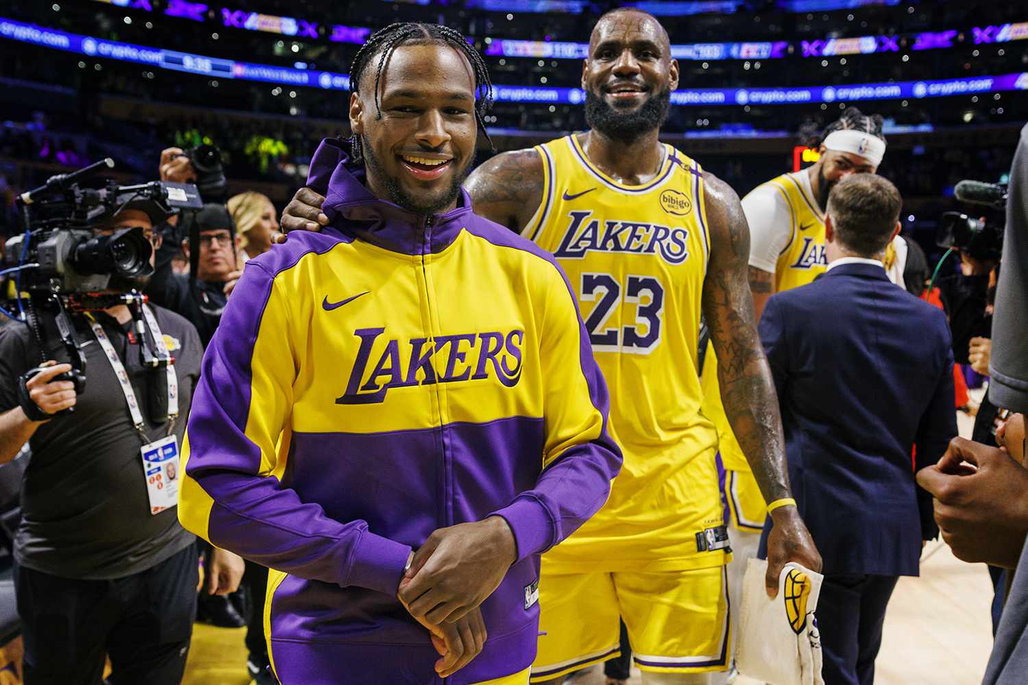 LeBron James pushes back on nepotism criticism of son Bronny: 'The kid ...