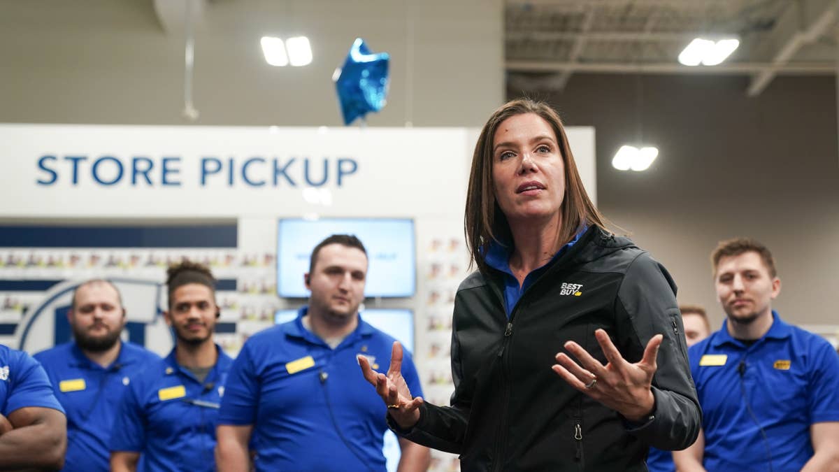 Best Buy CEO drops major warning about cautious consumers on her way out