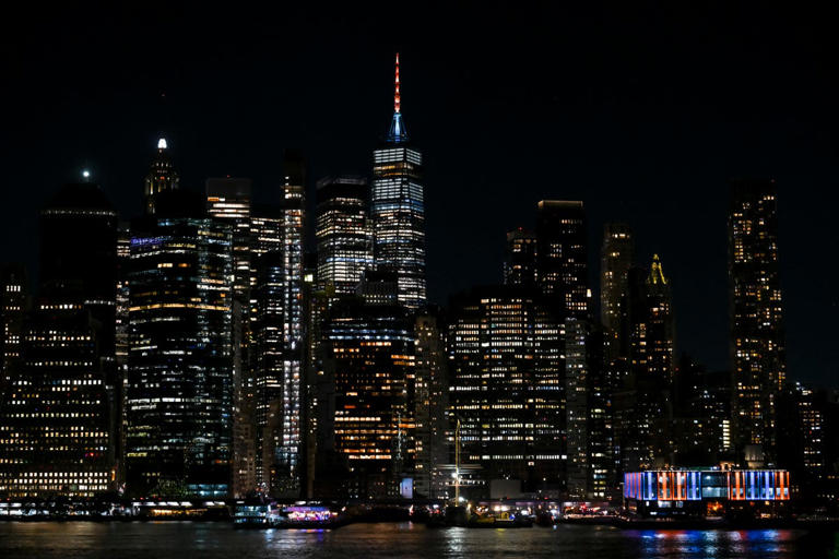 See the New York landmarks turning blue and orange for the Knicks’ NBA ...