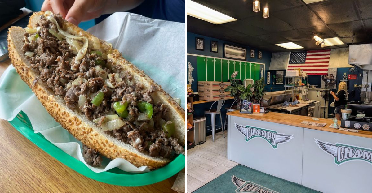 This New Jersey Spot Serves A Two-Foot-Long Cheesesteak And Customers ...