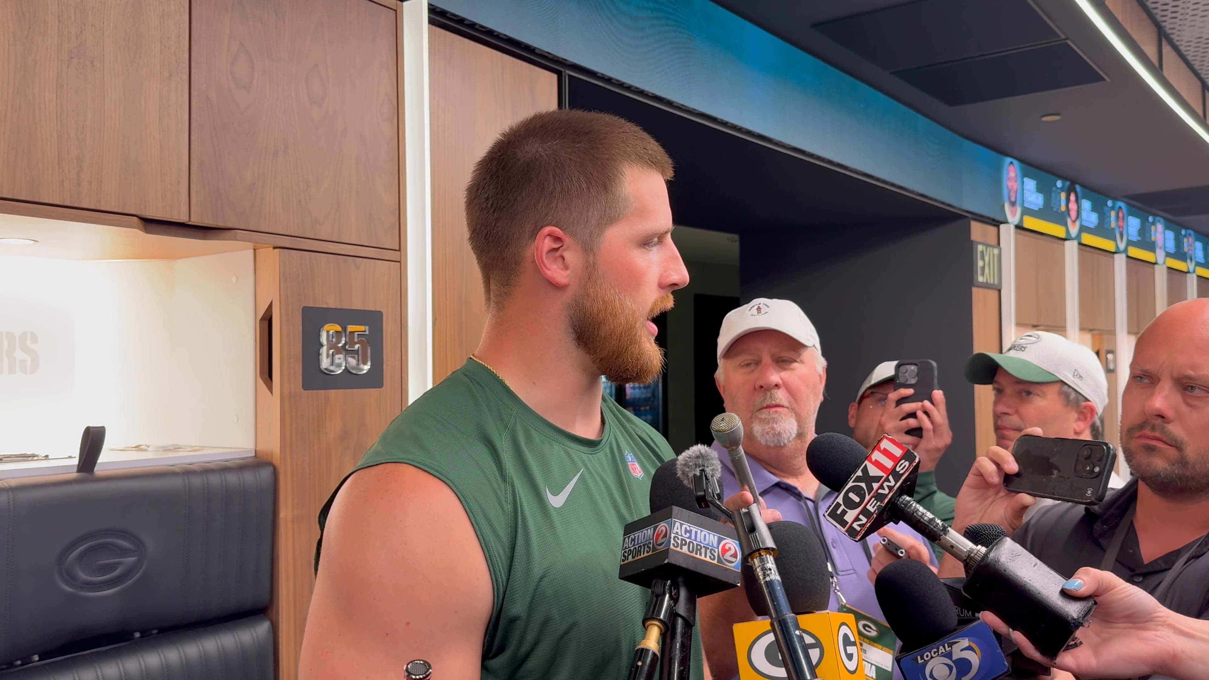 Packers TE Tucker Kraft updates recovery from torn ACL