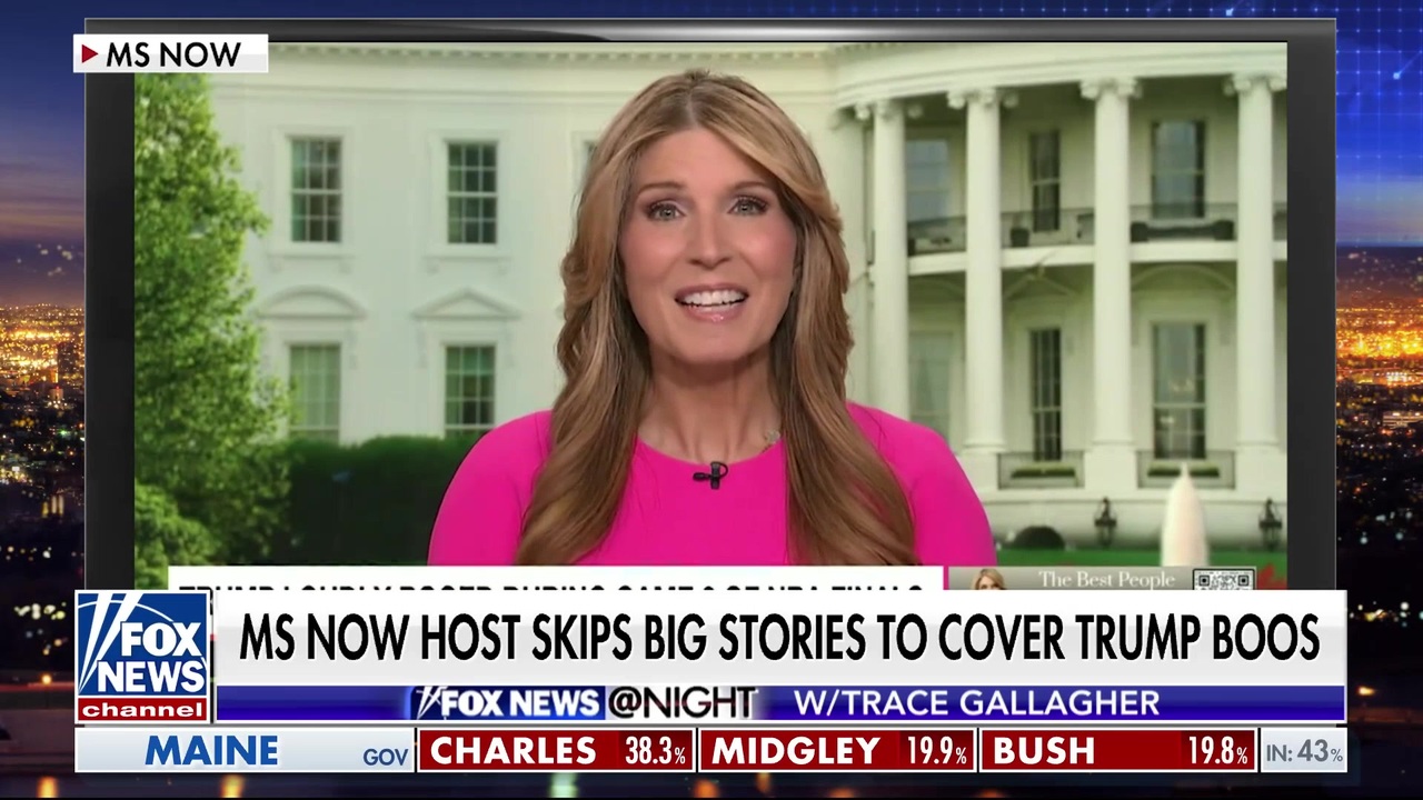MS NOW host skips big stories to cover Trump boos