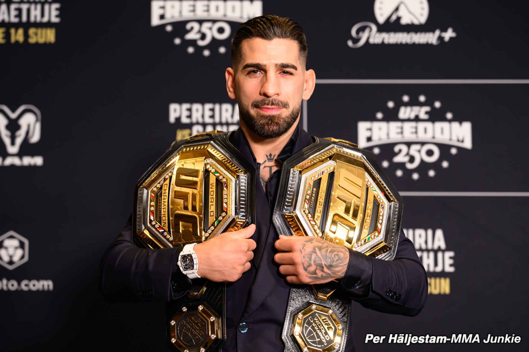 Ilia Topuria shuts down Khabib matchup question: 'Leave the man alone'