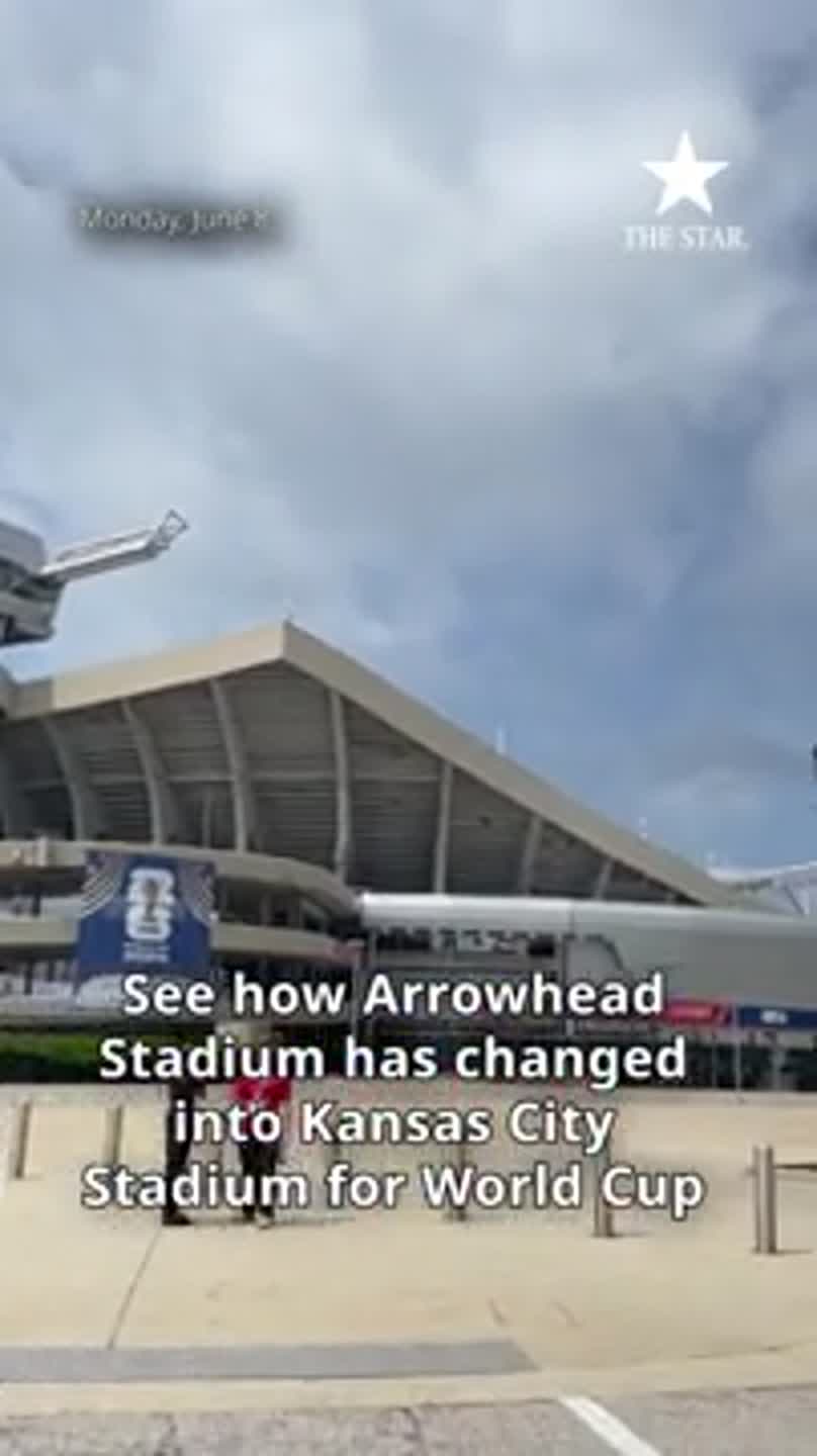 See how Arrowhead Stadium has changed into Kansas City Stadium for the ...