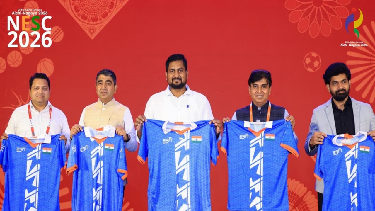 Asian Games 2026: India's esports team jersey unveiled for qualifiers