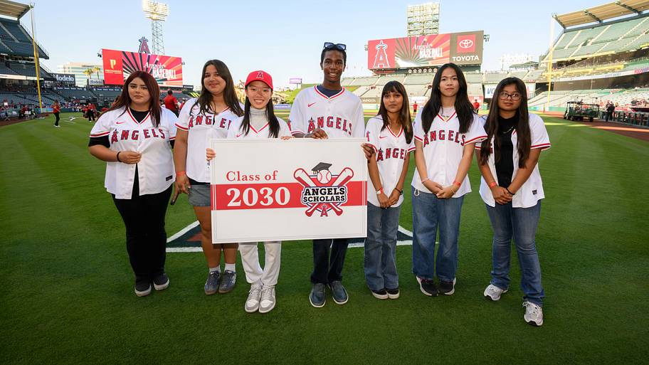 Major league milestone: Angels award $10,000 college scholarships to ...
