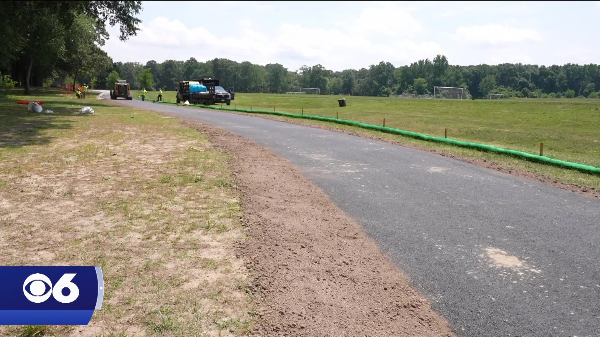 Fall Line Trail paving underway in Bryan Park