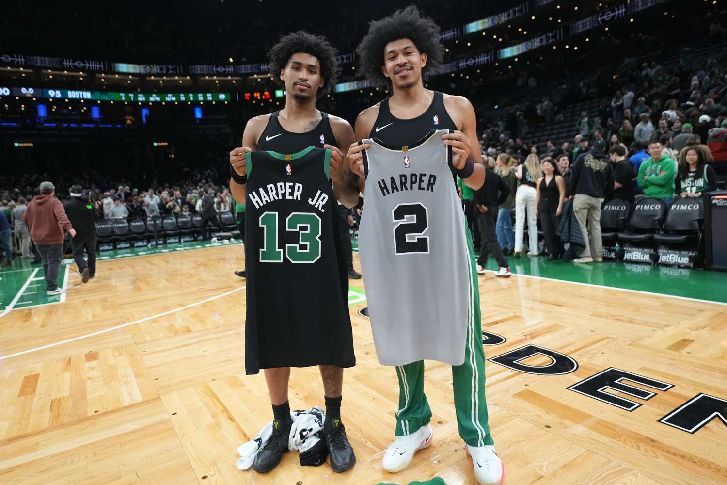 Meet Spurs star Dylan Harper's brother, Celtics player Ron Harper Jr.