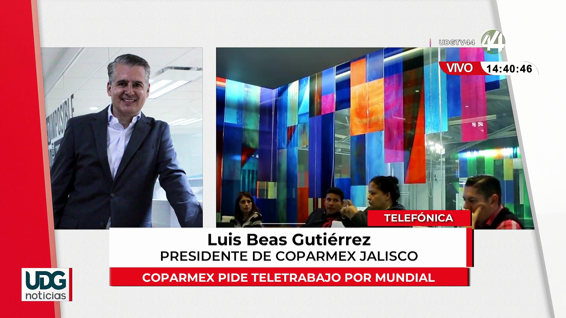 Coparmex pide teletrabajo por Mundial | Luis Beas Gutiérrez