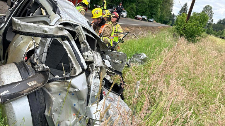 Three hospitalized after single-vehicle crash on Berlin Road in Lebanon