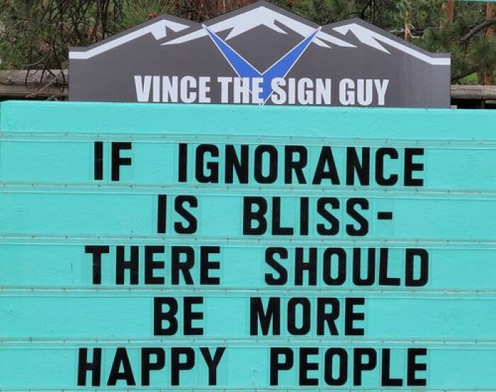 36 signs made by a Colorado man with a great sense of humor