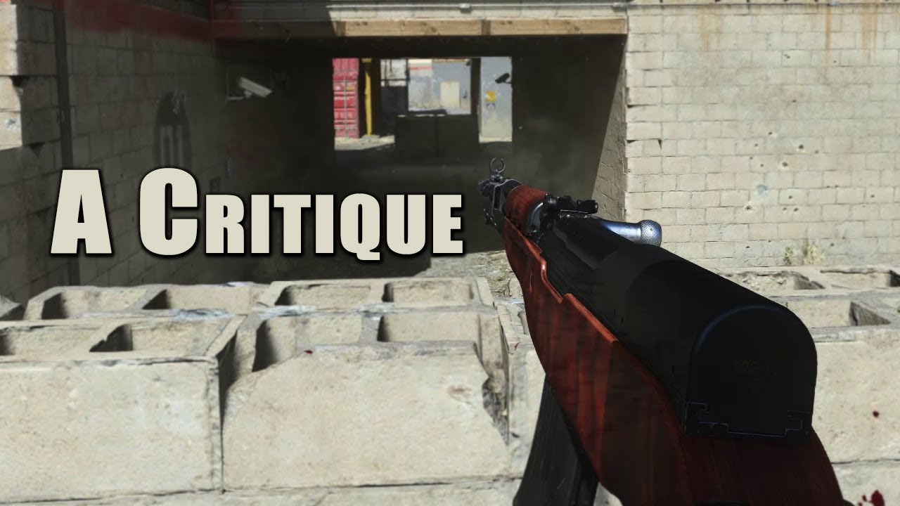 A critique of Modern Warfare's weapon design