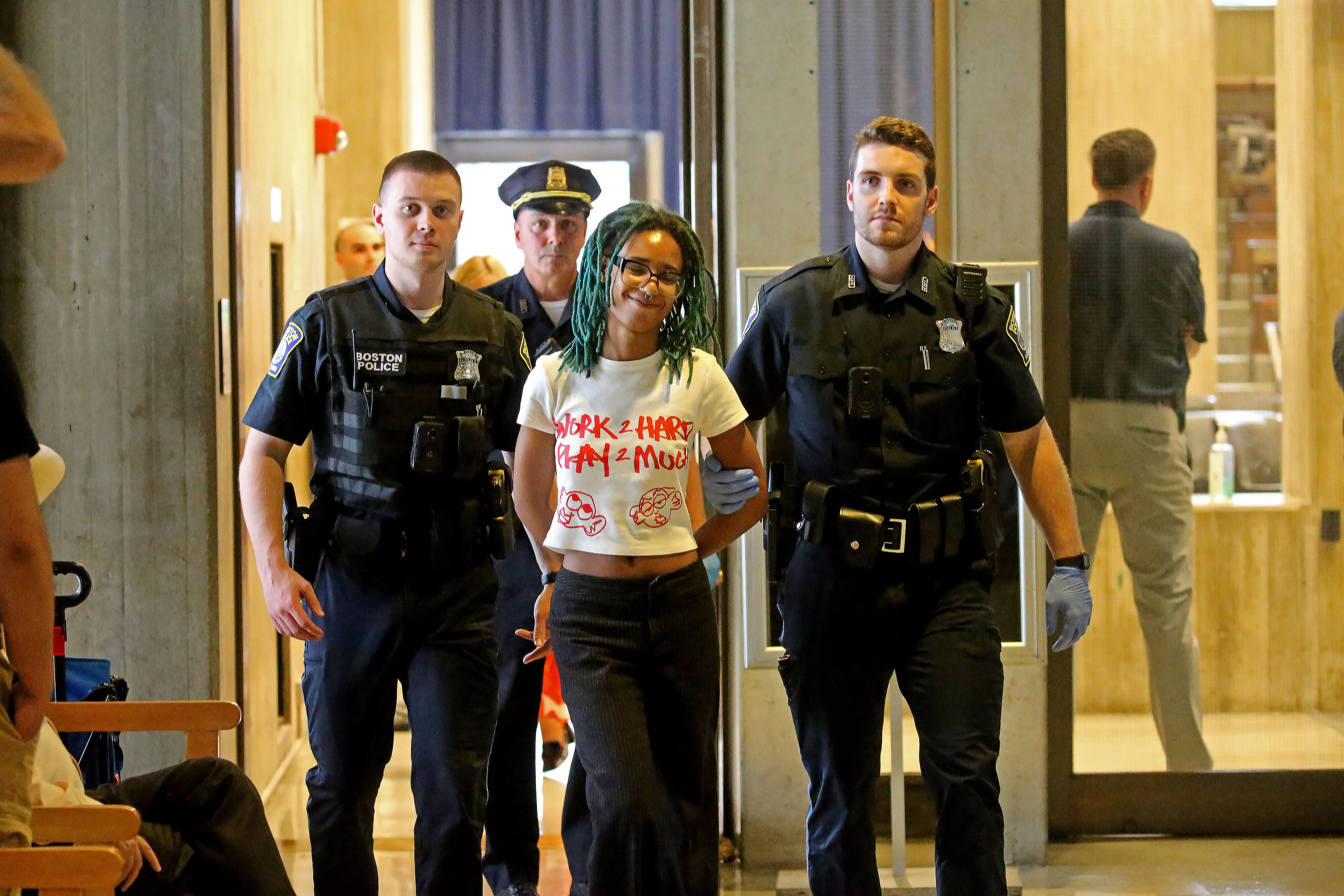 Eight arrested at Boston City Hall after council meeting descends into ...