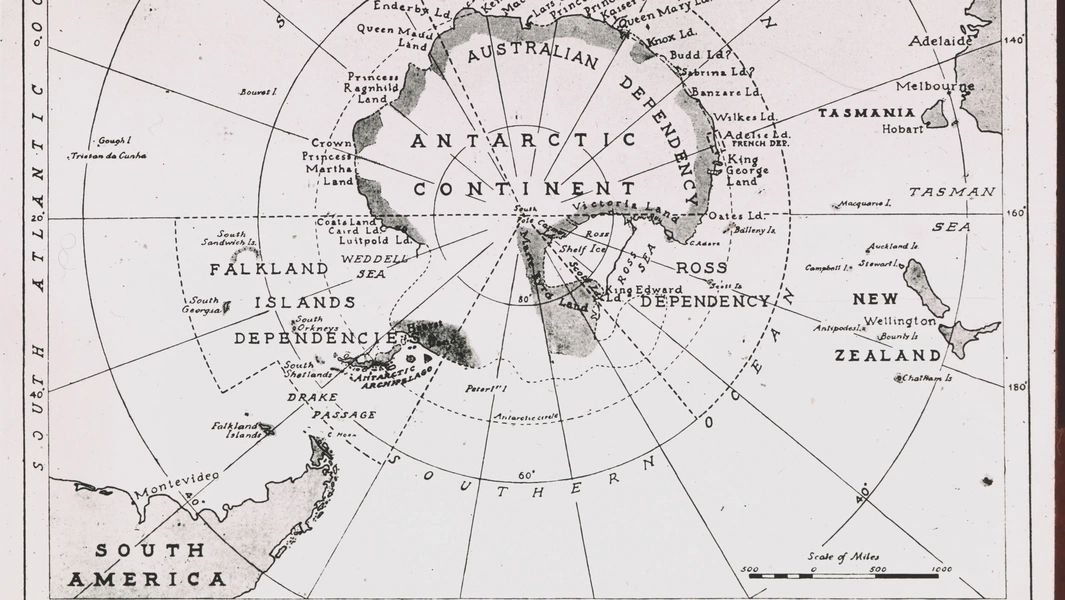 Scientists map colossal fan-shaped basin under East Antarctica