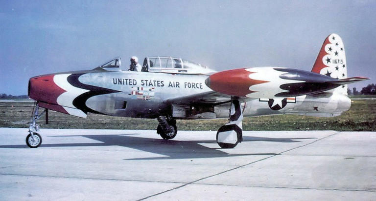 Eyes in the skies: Danish museum rebuilding rare F-84G Thunderjet ...