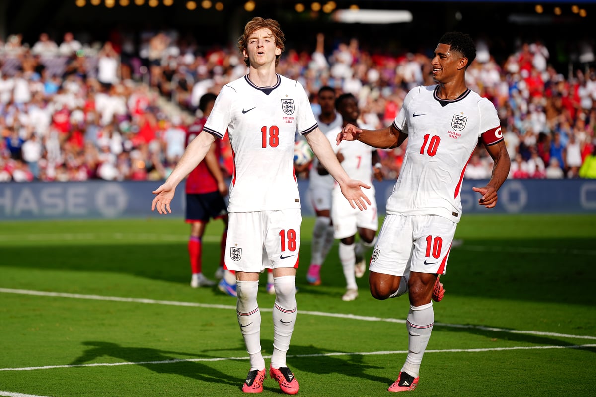 England player ratings vs Costa Rica: Bellingham and Gordon step up
