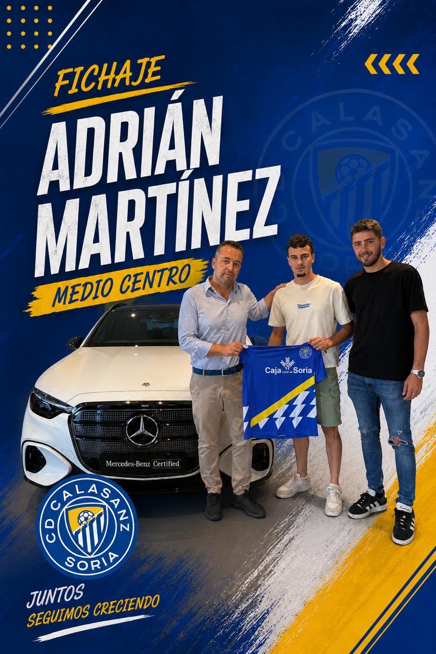 Adrián Martínez regresa al CD Calasanz