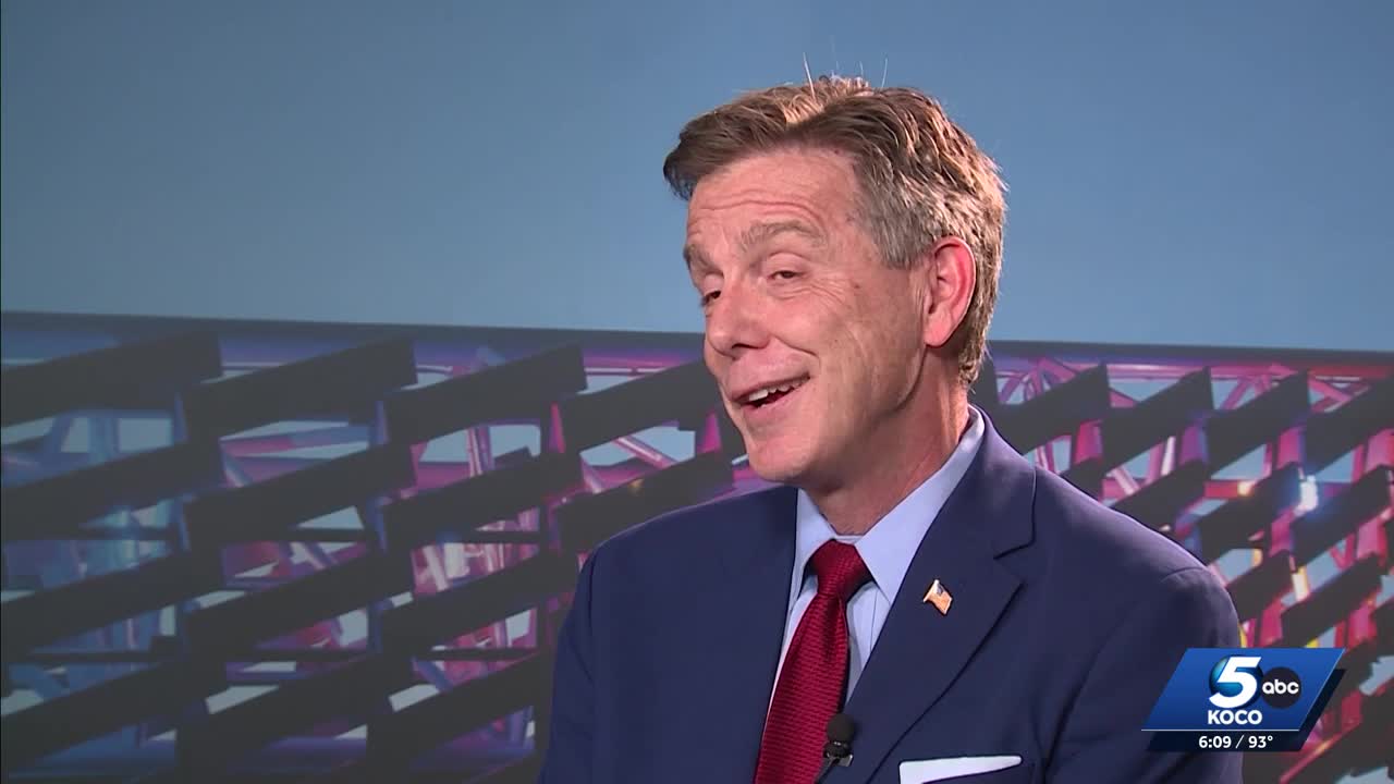 Oklahoma gubernatorial candidate Mike Mazzei addresses Trump ...