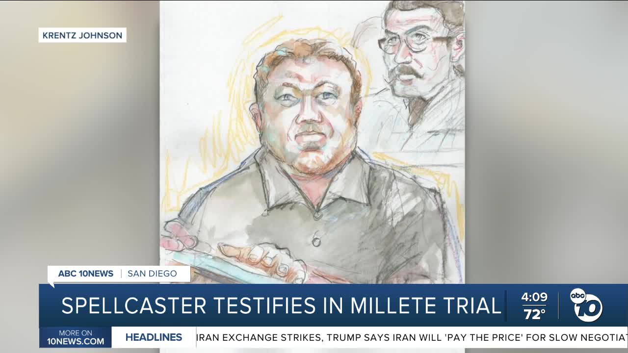 Spellcaster testifies in Millete trial