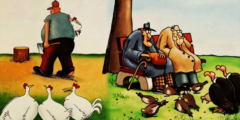 10 weirdest Far Side comics about humans and animals