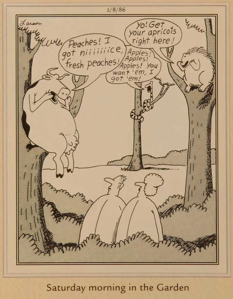 10 weirdest Far Side comics about humans and animals